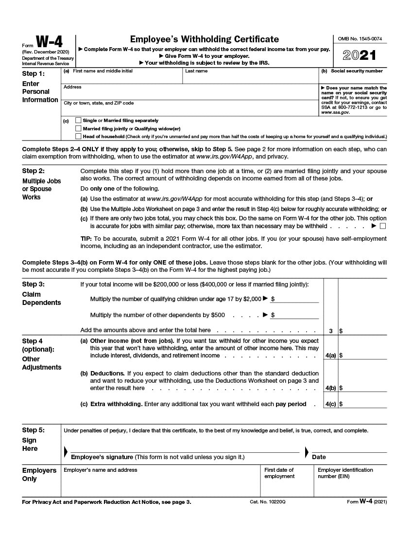 W-4 vs W-2 Forms: Learn the Differences | FormPros